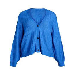 ZIZZI Strickjacke 'Cavista' Damen Gr&ouml;&szlig;e XXXL/4XL blau