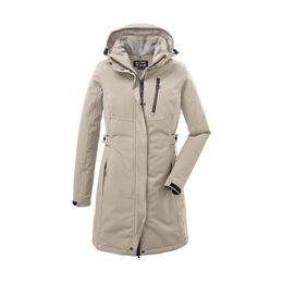Killtec Damen Parka "KOW 165 WMN PRK", beige, Gr. 50, Obermaterial: 100% Polyester.Futter: 100% Polyester.F&uuml;llung: 100% Polyester, Jacken, Wasser-