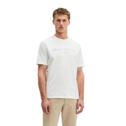 Marc O'Polo MARC O'POLO Herren T-Shirt "aus Organic Cotton", wei&szlig;, Gr. XS, unifarben, Obermaterial: 100% Baumwolle, Shirts
