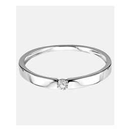Diamant L'&eacute;ternel Ring aus 585 Wei&szlig;gold mit Diamant | Gr.: 58
