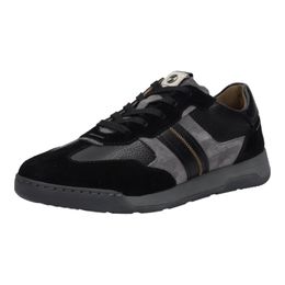 Josef Seibel Herren Sneaker "Blake 02, schwarz-kombi", Gr. 45, schwarz, Obermaterial: 100% Rindsleder Leather cow., Schuhe