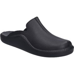 Josef Seibel Herren Hausschuh "Monaco 202 G, schwarz", Gr. 39, schwarz, Obermaterial: 100% Rindsleder Leather cow., Schuhe