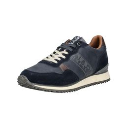 Napapijri Herren Sneaker "Napapijri Sneaker Lederimitat/Textil", Gr. 44, blau, Lederimitat, Textil, Schuhe