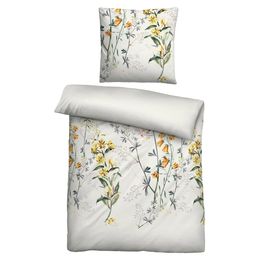 Bettw&auml;sche Biberna, bunt, Satin, 100% Baumwolle, Bettw&auml;sche
