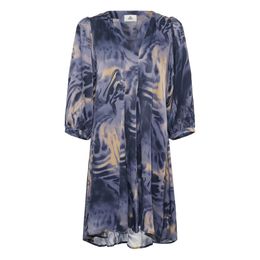 Karen Simonsen Karen By Simonsen Kleid 'Bliss' Damen Gr&ouml;&szlig;e 36 beige / taubenblau / dunkelblau Sommerkleid