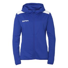 Kempa Herren Trainingsjacke "Kapuzenjacke Emotion 27 Women", blau, Gr. S, Obermaterial: 100% Polyester Pol. recyc.., Jacken