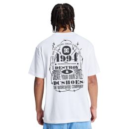 DC Shoes Herren T-Shirt "Shape Or Destroy", wei&szlig;, Gr. S, Obermaterial: 75% Baumwolle, 25% Baumwolle., Shirts