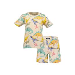 Blue Seven Jungen Shorty, Gr. 104, bunt, Jersey, Obermaterial: 100% Baumwolle, bedruckt, Homewear-Sets