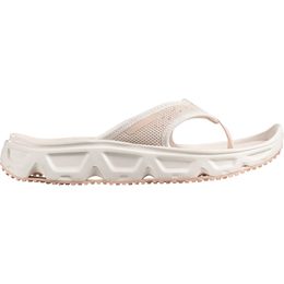 Salomon Damen Zehentrenner "REELAX BREAK 6.0", Gr. 38tapioca, vanilla ice, almond cream, Textil, Schuhe