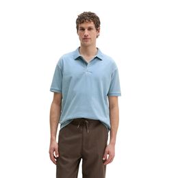 Marc O'Polo MARC O'POLO Herren Poloshirt "aus schwerem Bio-Baumwoll-Jersey", blau, Gr. M, unifarben, Obermaterial: 100% Baumwolle, Shirts