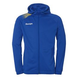Kempa Herren Trainingsjacke "Kapuzenjacke Ambition 28", blau, Gr. XXL, Obermaterial: 100% Polyester Pol. recyc.., Jacken