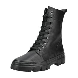 Paul Green Damen Schn&uuml;rstiefelette "Paul Green Stiefelette Leder", Gr. 37, schwarz, Leder, Schuhe
