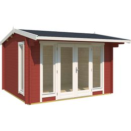 Lasita Maja Gartenhaus &raquo;JUBILEE&laquo; rot Massivholz Fu&szlig;boden im Gartenhaus, ohne Dacheindeckung