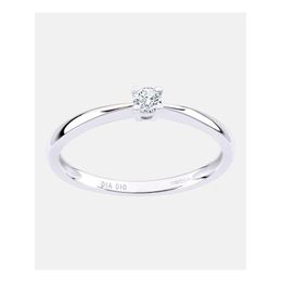 Diamant L'&eacute;ternel Verlobungsring aus 375 Wei&szlig;gold mit Diamant | Gr.: 54