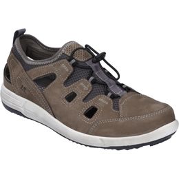 Josef Seibel Herren Schn&uuml;rschuh "Enrico 22, vulcano-kombi", Gr. 44, grau, Obermaterial: 80% Rindsleder Leather cow. 20% Textilmaterial TEXMAT., Schuhe