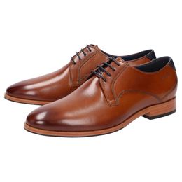 Sioux Herren Schn&uuml;rschuh "Geriondo-704", Gr. 47, braun, Obermaterial: 100% Kalbsleder CAL. 50% Rindsleder Leather cow. 50% Gummi rubber., Schuhe