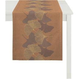 Apelt Tischl&auml;ufer &raquo;2900 Loft Style&laquo; braun Polyester, Viskose B/L: 48cm x 140cm, 1 Stk., rechteckig