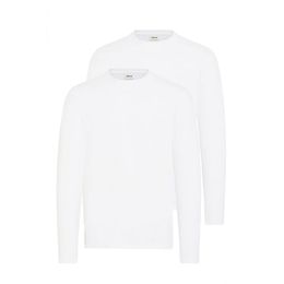 !Solid Langarmshirt SDOdatten in Wei&szlig; | Gr.: 3XL