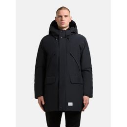 Khujo Herren Wintermantel "Figaro", schwarz, Gr. S, Obermaterial: 100% Polyester. Innenfutter: 100% Nylon. Wattierung: 100% Polyester, M&auml;ntel,