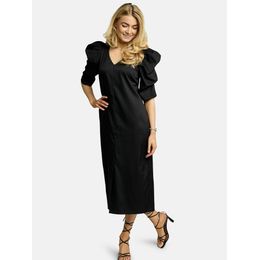 Damen Jerseykleid "Libert&eacute; Essentiel Dress WINNIE", schwarz, Gr. S, LIBERT&Eacute; ESSENTIEL, Obermaterial: 96% Polyester, 4% Elasthan, Kleider