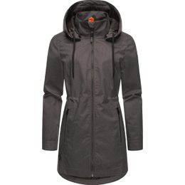 Ragwear Damen Kurzmantel "Dakkota II", grau, Gr. M, Obermaterial: 100% Polyester. Innenfutter: 100% Polyester, M&auml;ntel, Wasserdichter Outdoormantel