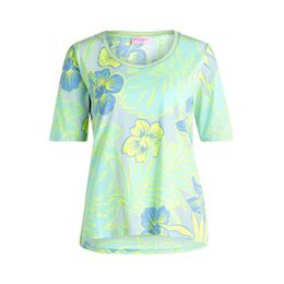 Betty Barclay Basic Shirt mit Blumenprint in Mint/Green | Gr.: 40
