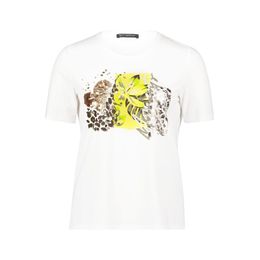 Betty Barclay Basic Shirt mit Aufdruck in Patch Creme/Yellow | Gr.: 38