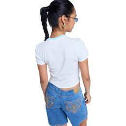 Roxy Damen T-Shirt "Sea You Later"tanager turquoise, Gr. M, Obermaterial: 100% Baumwolle., Shirts
