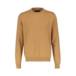 Lerros Herren Strickpullover "Strickpullover in weicher Schurwollqualit&auml;t mit Kaschmiranteil", beige, Gr. XL, 88% Schurwolle, 12% Kaschmir, Pullover