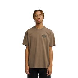 DC Shoes Herren T-Shirt "DC Honor Badge", braun, Gr. XS, Obermaterial: 75% Baumwolle, 25% Baumwolle., Shirts