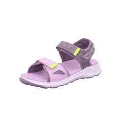 Superfit Sandale CRISS CROSS in Lila/Gelb | Gr.: 34