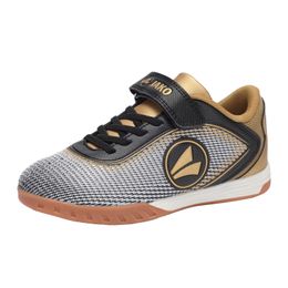 Jako M&auml;dchen Indoorschuh "J-SI Course EV", Gr. 31, gold, Synthetik, Textil, Schuhe, Indoorschuh, Sportschuhe, nicht abf&auml;rbende Sohle