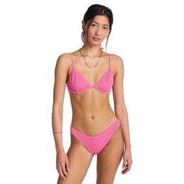 Billabong Damen B&uuml;gel-Bikini-Top "Summer High Reese Underwire", pink, Gr. S, Obermaterial: 69% Polyester, 23% Polyester, 8% Elasthan.,