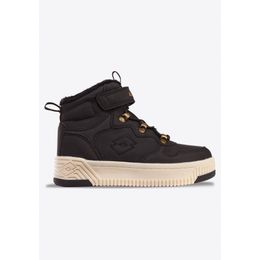 Lotto M&auml;dchen Sneakerboots, Gr. 27, wei&szlig;, Synthetik, Textil, Schuhe, Winterschuhe, Schn&uuml;rboots, Sneaker, gef&uuml;ttert