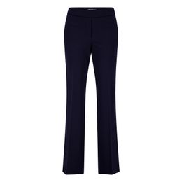Atelier GARDEUR Damen Stoffhose "FRANCA800", blau, Gr. 42, uni, Obermaterial: 96% Polyester PES. 4% Elasthan EL., Hosen, Feminine Fit