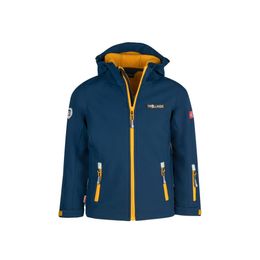 Trollkids Softshelljacke Oslofjord in mystic blue/yellow | Gr.: 140
