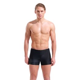 arena Herren Badeshorts "M arena PLAYFUL SWIM SHORT", schwarz, Gr. 7, Obermaterial: 80% Polyamid, 20% Elasthan, Badehosen, mit Stretchmaterial