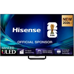 HISENSE Mini-LED-Fernseher "75U7DS PRO", 75 &prime;&prime;schwarz, dunkelgrau, Fernseher