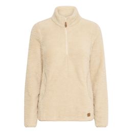 oxmo Damen Troyer "Troyer OXTelsonia", grau, Gr. L, Obermaterial: 100% Polyester PES., Pullover