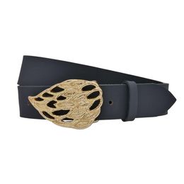 AnnaMatoni Damen Lederg&uuml;rtel "AnnaMatoni AnnaMatoni Damen Leder G&uuml;rtel mit eleganter", schwarz, Gr. 100, 100% Leder, G&uuml;rtel