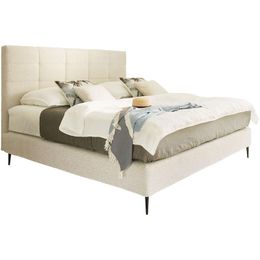 Joka Polsterbett &raquo;Mattina&laquo; Strukturbezug, Matratze in H2 oder H3 w&auml;hlbar wei&szlig; Liegefl&auml;che L&auml;nge B: 200cm x 180cm, Boucl&eacute;, H&ouml;he Bett: 56cm H&ouml;he 
