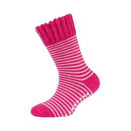 Camano Kinder Socken cozy Anti-Rutsch 3er Pack fuchsia | Gr.: 35-38