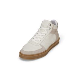 Marc O'Polo MARC O'POLO Herren Sneaker "aus hochwertigem Rindleder", Gr. 44, wei&szlig;, Obermaterial: 100% Leder, unifarben, Schuhe