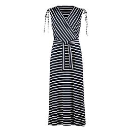 Betty Barclay Jerseykleid ohne Arm in Dunkelblau/Wei&szlig; | Gr.: 44