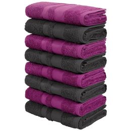 OTTO home Handt&uuml;cher &raquo;Vanessa, 8 Handt&uuml;cher, 50x100cm, in Standard- und Premium-Qualit&auml;t&laquo; Handt&uuml;cher mit Bord&uuml;re, 100% Baumwolle, einfarbig, weich 