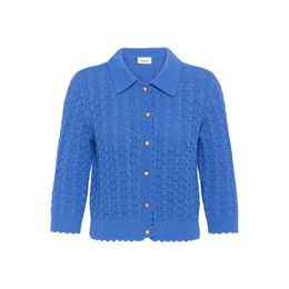 Saint Tropez Knit Cardigan 'Sylvie' female size XXL Azure