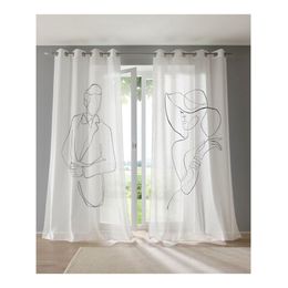 Heine Dekostore in wei&szlig;-schwarz | Gr.: 145-x-135-cm