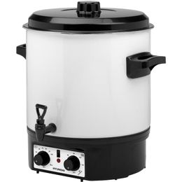 Hyundai Einkochautomat &raquo;PC200&laquo; 27 l F&uuml;llmenge 1800 W 27 l, f&uuml;r 14 Gl&auml;ser, Timer bis 120 Min., Thermostat, akustischer Alarm schwarz Einheitsgr&ouml;&szlig;e 
