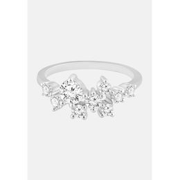 Ethische Diamanten Ring aus 375 Wei&szlig;gold mit Lab Grown Diamant | Gr.: 54