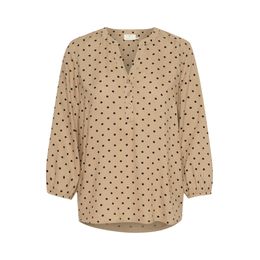 Kaffe Bluse 'KAMilia' Damen Gr&ouml;&szlig;e XL beige / schwarz